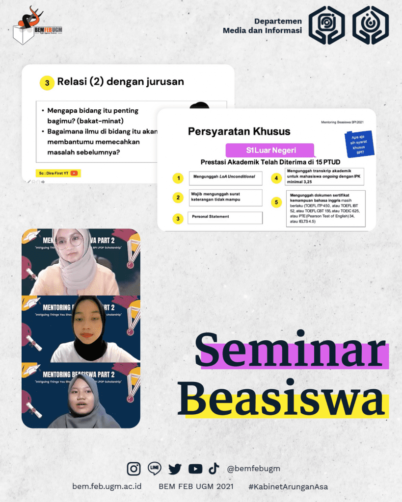 BEM FEB UGM – Fight Against Poverty
